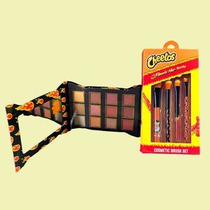 Taste Beauty | Makeup | Cheetos Eyeshadow Palette Makeup Brush Set 2 ...